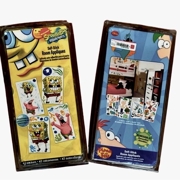 Nickelodeon | Wall Decor | Retro Phineas And Ferb Spongebob Squarepants ...